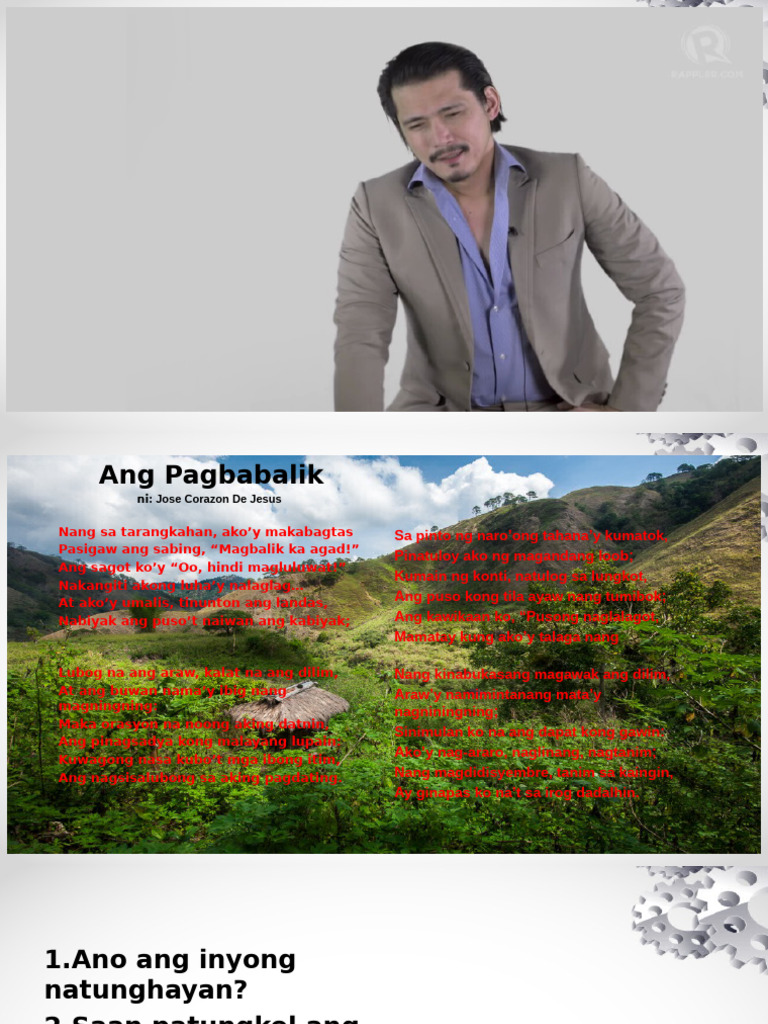 FIL 9 PPT Ang Pagbabalik Tula | PDF
