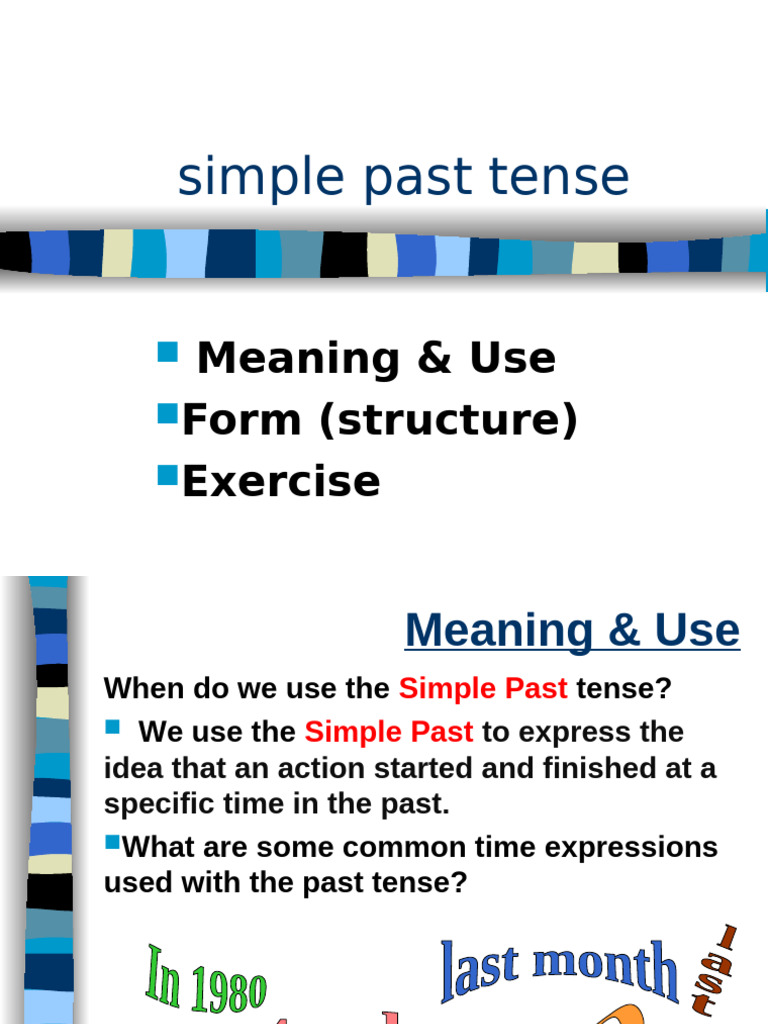 Simple Past | PDF | Verb | Grammatical Tense