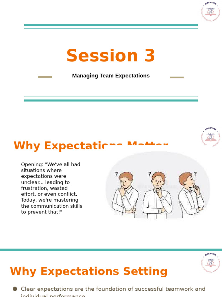 Mastering Team Expectations Management | PDF | Goal | Communication