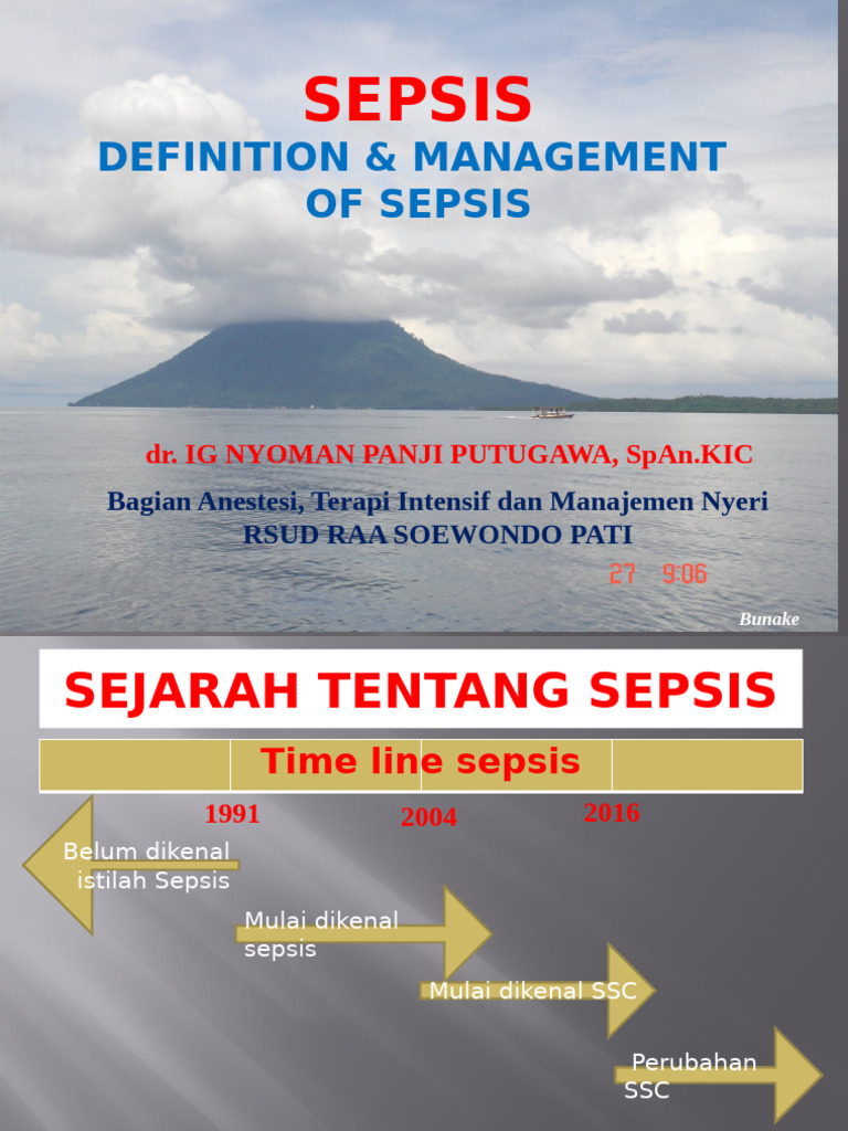 Sepsis: Definition and Management Guide | PDF | Sepsis | Human Diseases ...