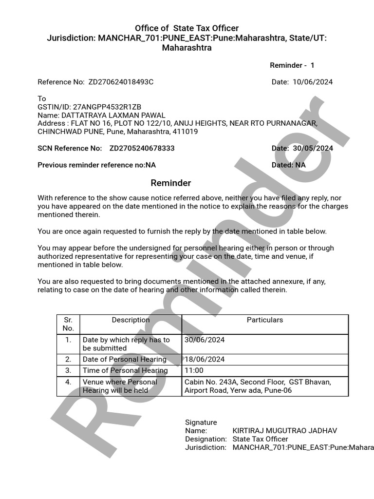 Dot Reminder ZD270624018493C 20240610065637 | PDF