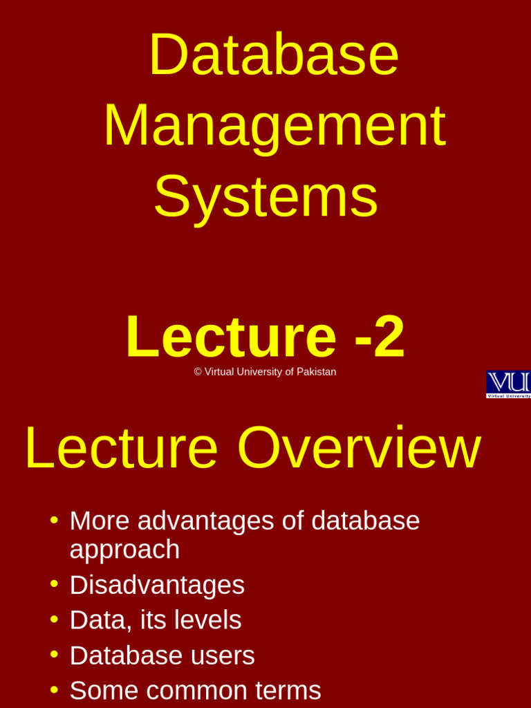 Lecture 02 | PDF | Databases | Computer Science