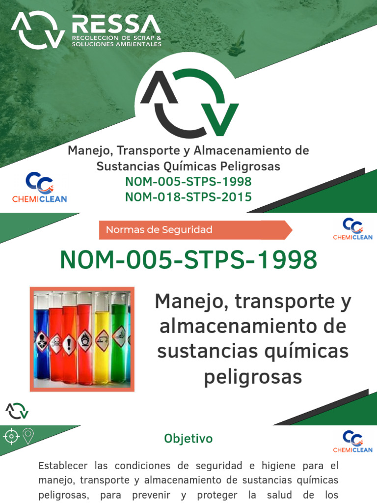Curso Sust Químicas NOM-005-STPS-1998 y NOM-018-STPS-20015 | PDF | Toxicidad | Química