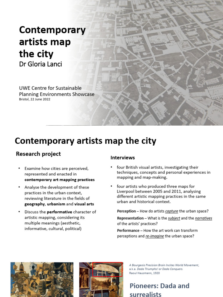 Contemporary Artists Map The City | PDF | Cartography | The Arts