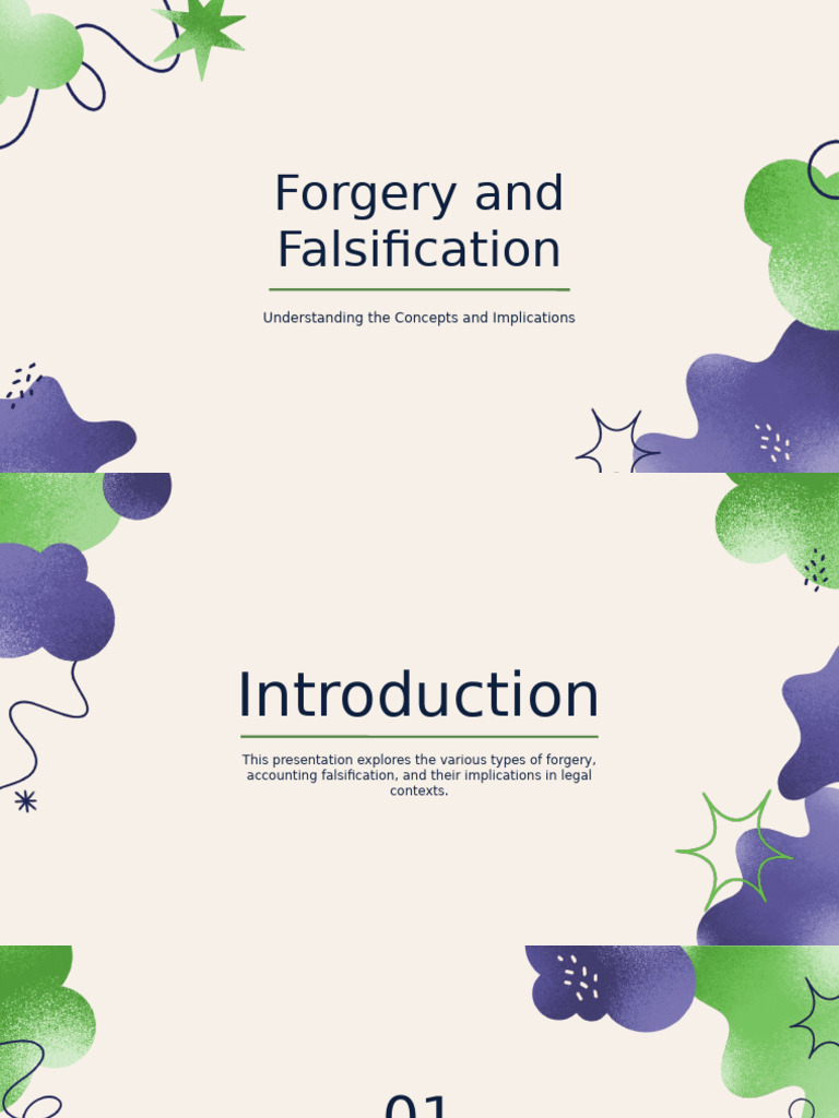 Forgery and Accounting Falsification Insights | PDF | Forgery | Fraud