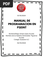 Tutorial de PSeInt | PDF | Algoritmos | Lenguaje de programación