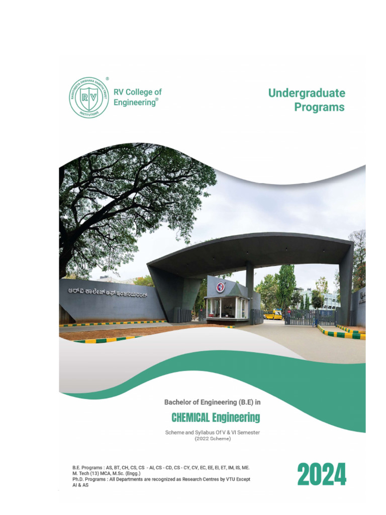 Chemical Engineering Education Vision | PDF | Entrepreneurship | Fluid ...