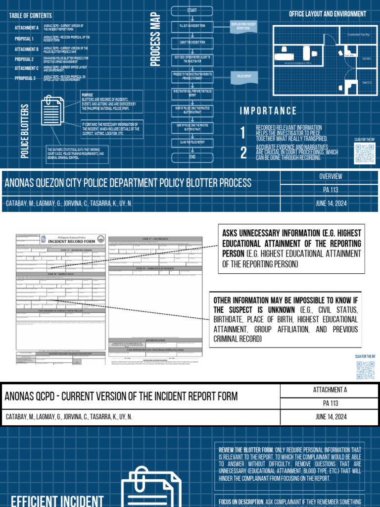 Blue and White Geometric Blueprint Architecture Firm Presentation | PDF ...