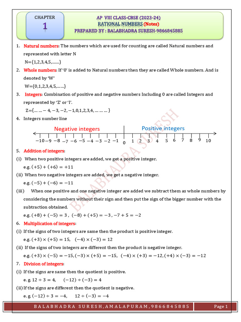 Negative Integers: Natural Numbers | PDF | Factorization | Triangle
