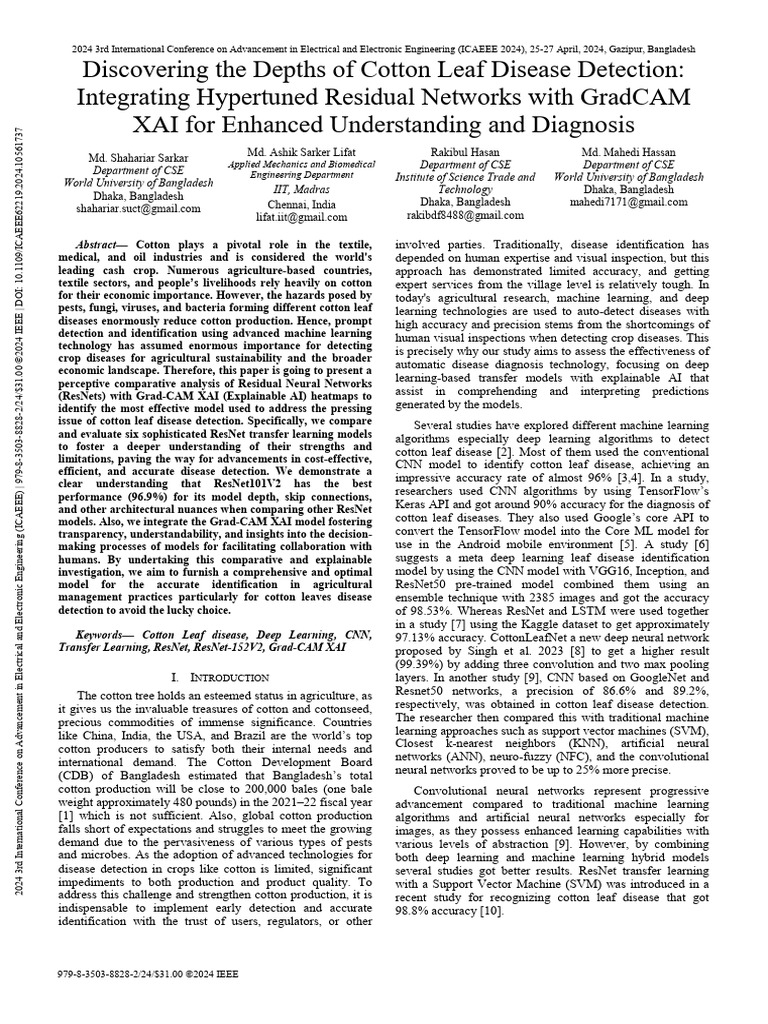 Discovering - The - Depths - of - Cotton - Leaf - Disease - Detection - Integrating - Hypertuned ...