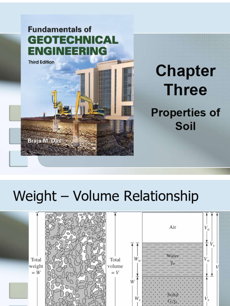 Chapter 3 - Soil Properties | PDF | Density | Soil