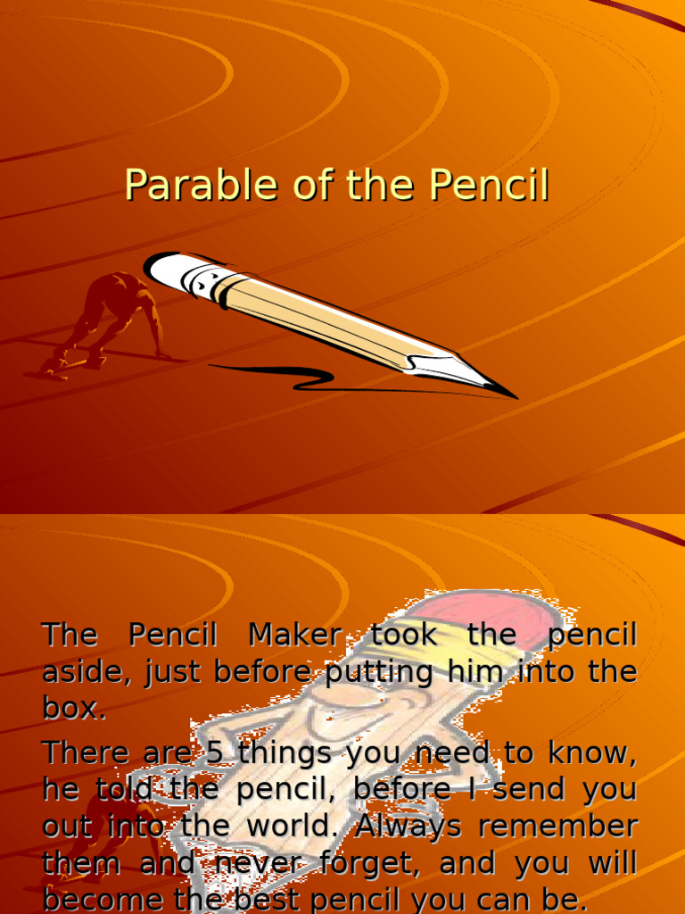 Parable of The Pencil | PDF