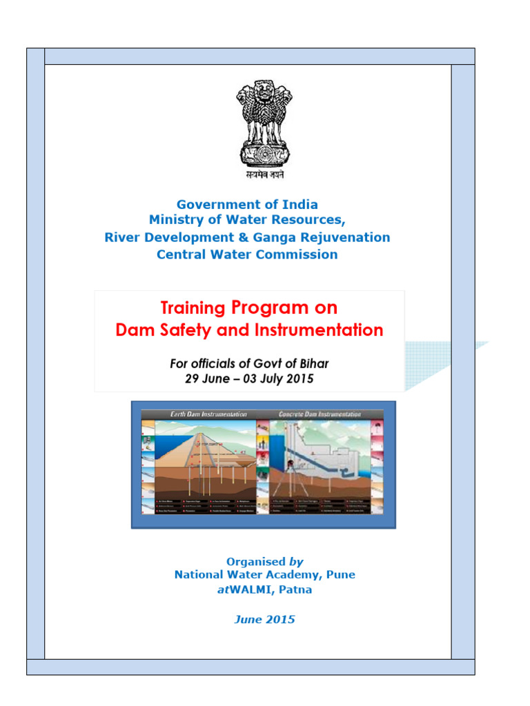 Dam Safety and Instrumentation | PDF | Dam | Concrete