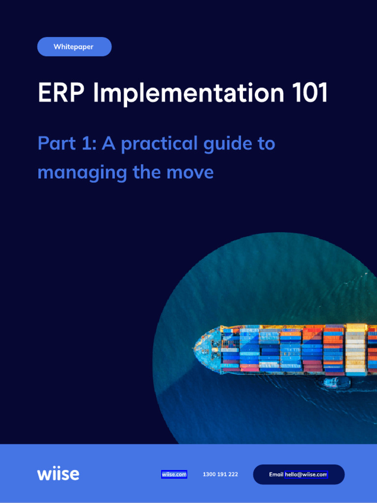 ERP Implementation 101 A Practical Guide To Managing The Move | PDF | Enterprise Resource ...