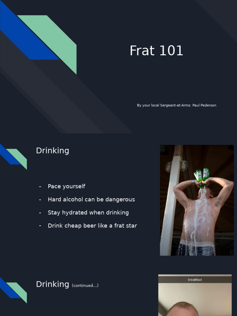 Frat 101 | PDF