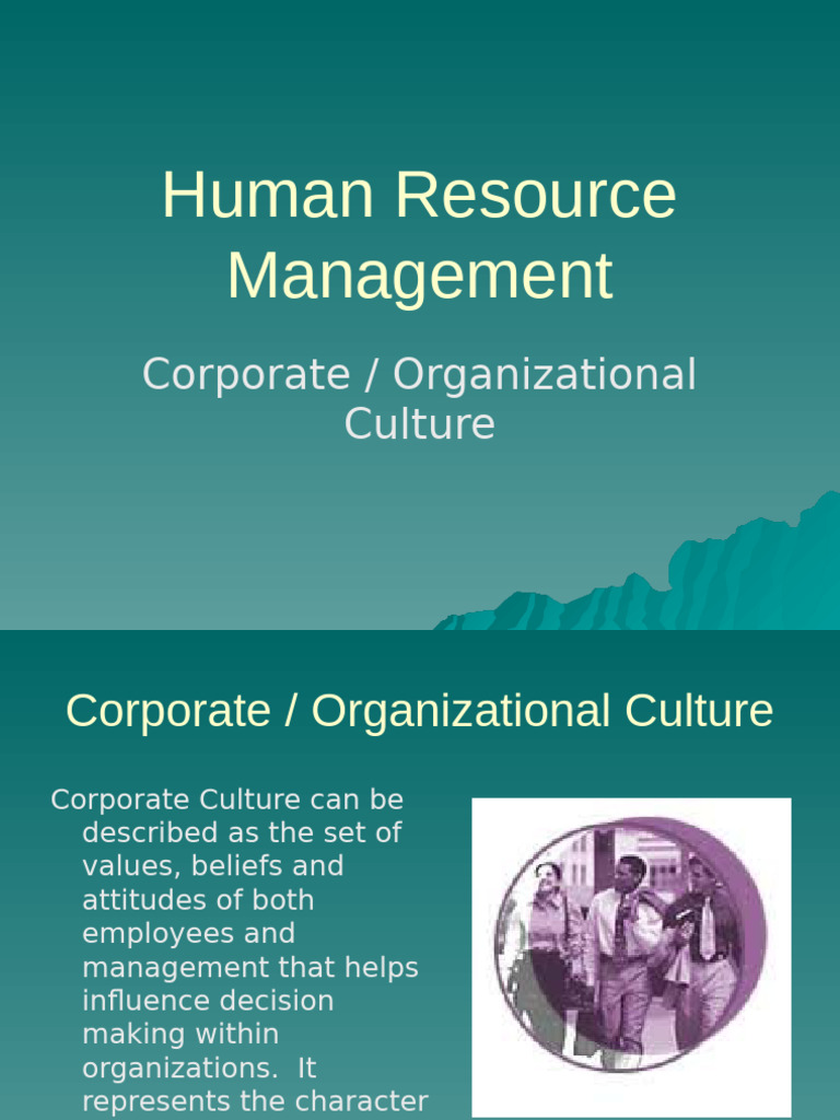 bm_unit_2.5_organizational_culture | PDF | Organizational Culture | Theory