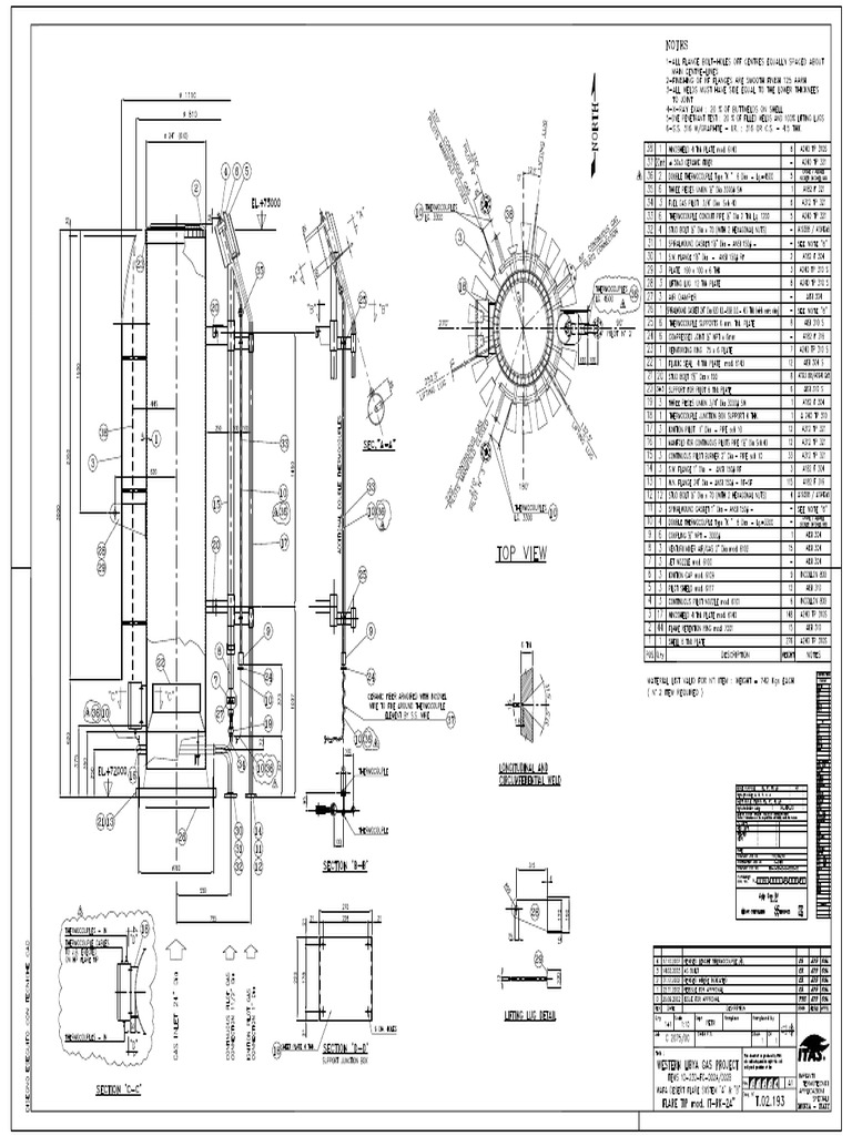 13.2 LP Flare - Deatiled Dwg. t02193-r4 | PDF