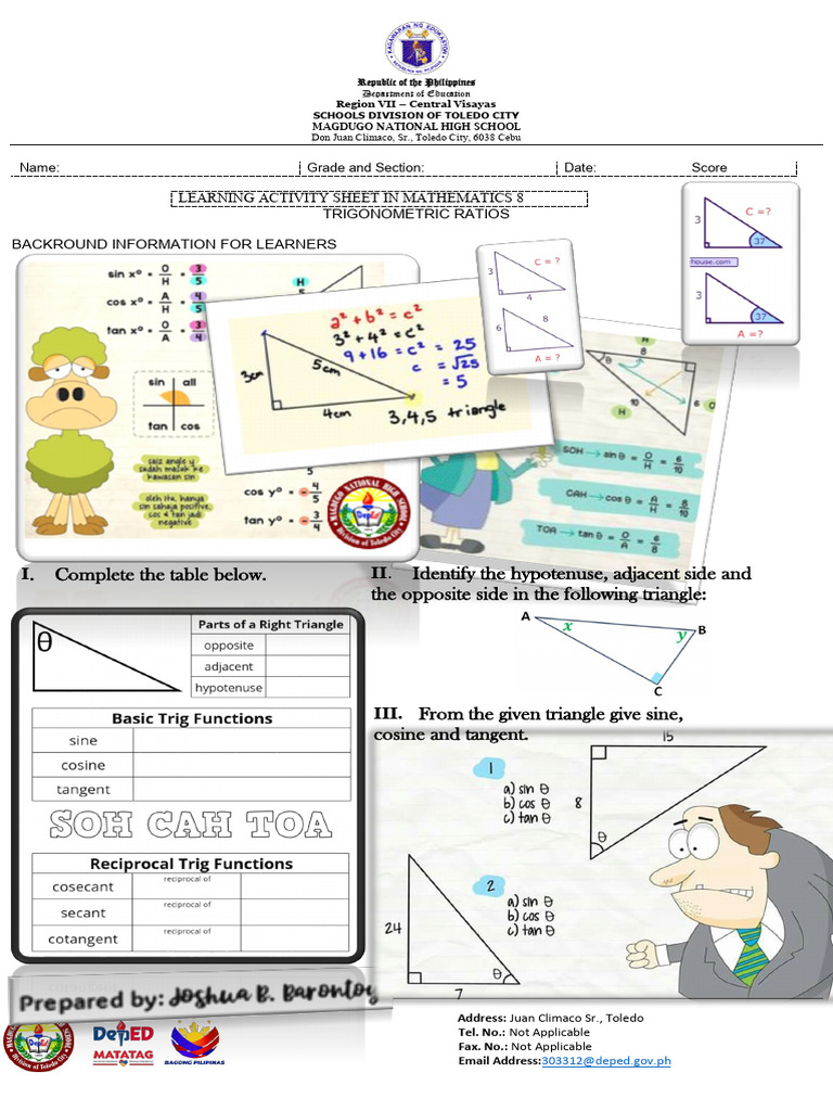 Trigonometric Ratios | PDF