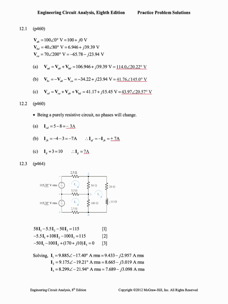 CH 12 Solutions Practice Problems PDF Free | PDF | Computer Engineering ...