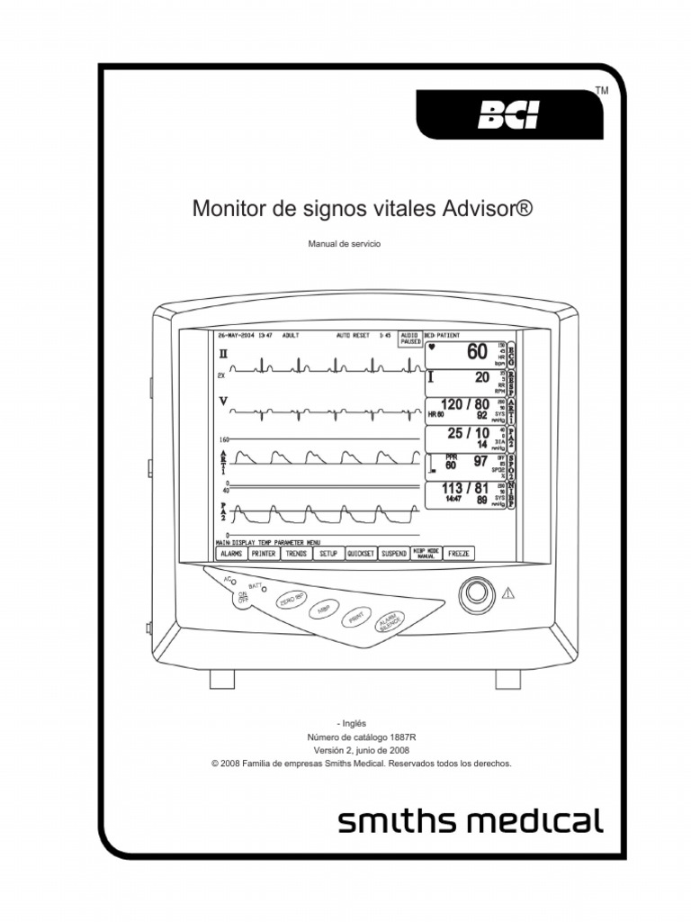 24 Monitor de SV Bci Advisor | PDF | Fuente de alimentación | Residuos