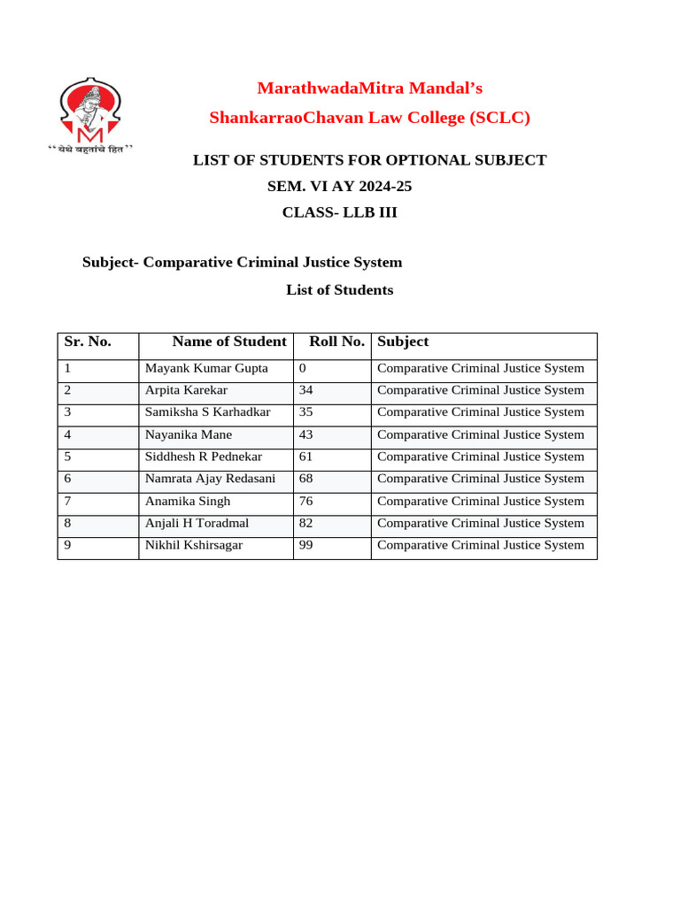 Comparative Criminal Justice Sy | PDF