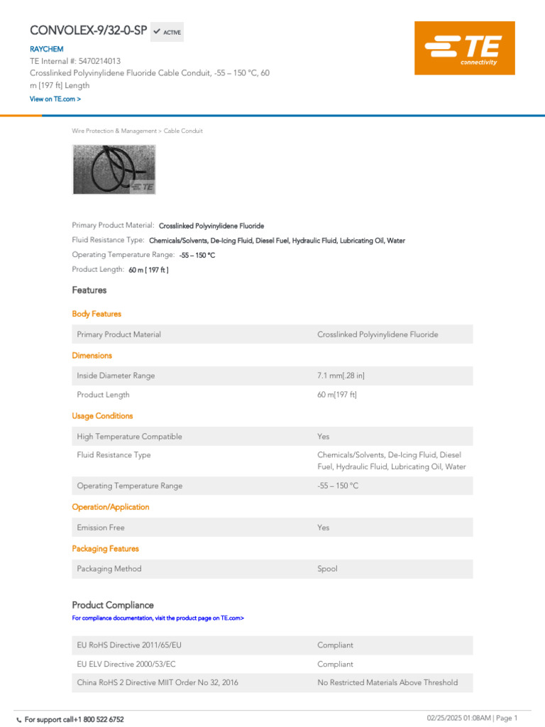 Product-5470214013 Datasheet | PDF | Pipe (Fluid Conveyance) | Chlorine