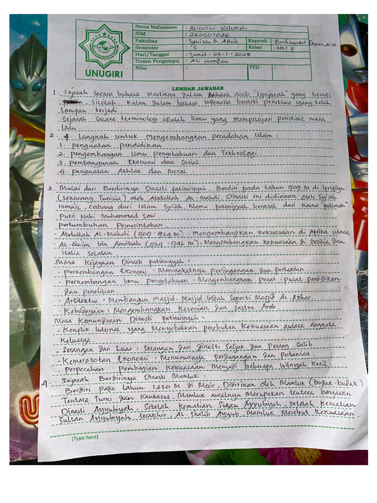 Uas. Afifatur Rohmah (220501026) | PDF