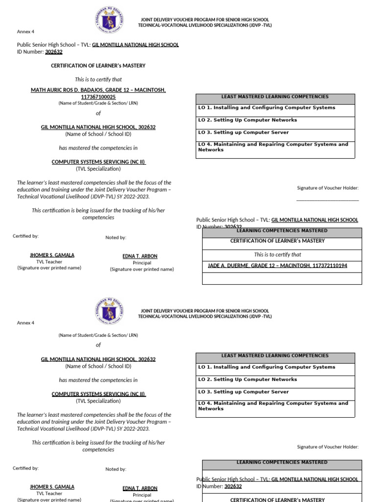 Annex-4-JDVP-TVL-CSS | PDF
