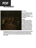 Spoliarium: A Reflection on Filipino Struggles | PDF | Paintings
