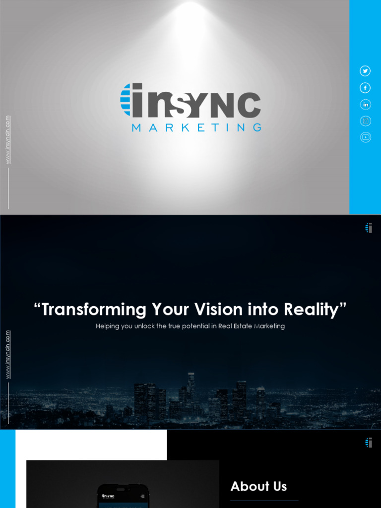 Insync Marketing- Real Estate Credentials | PDF | Brand | Marketing