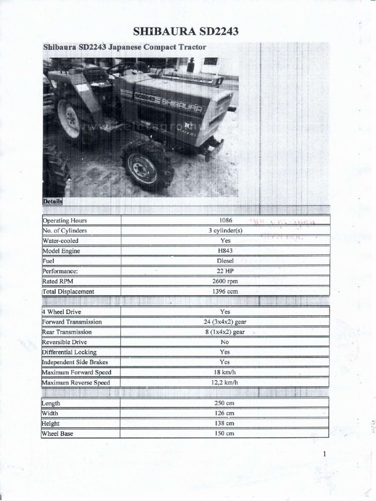 TLKT SHIBAURA SD2243 - Compressed | PDF
