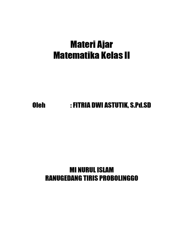 Materi Ajar 1 Pdf 9597