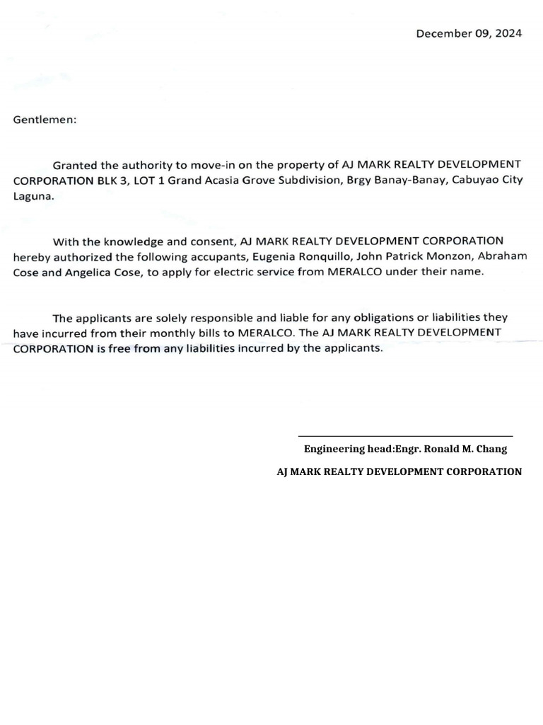 Engineering Leadership at AJ Mark Realty | PDF