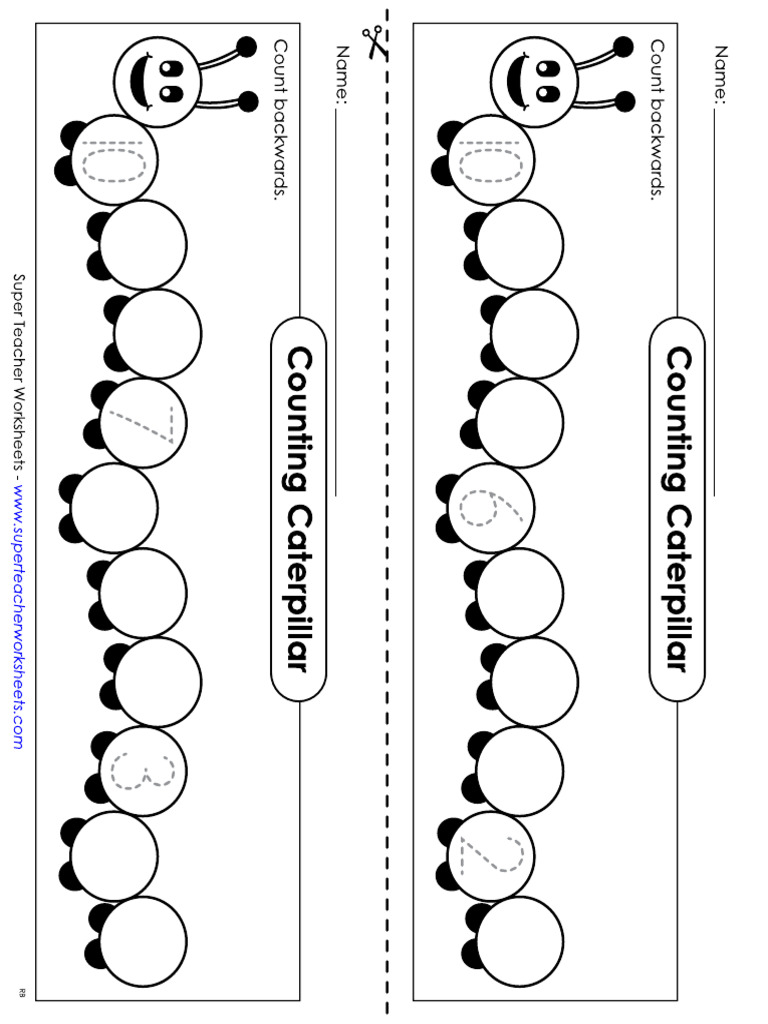 Counting Caterpillar Backwards 10 1 SOHFF | PDF