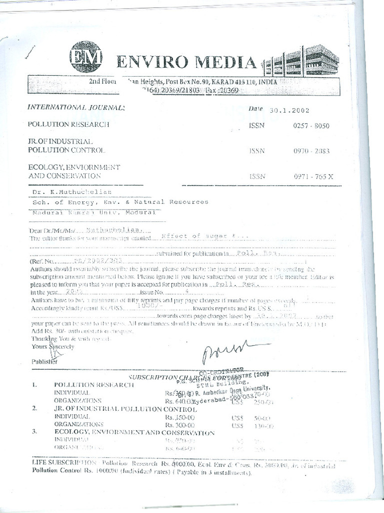 Paper Acceptance | PDF