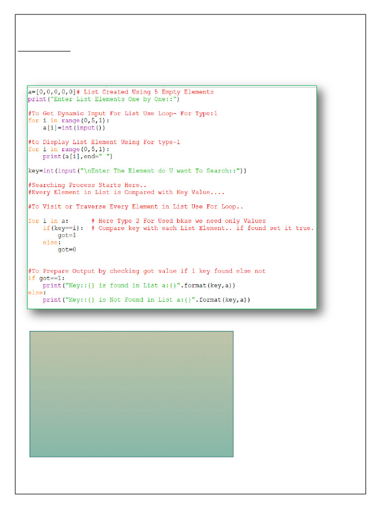 Unit3 Examples pgm-GE3151 | PDF