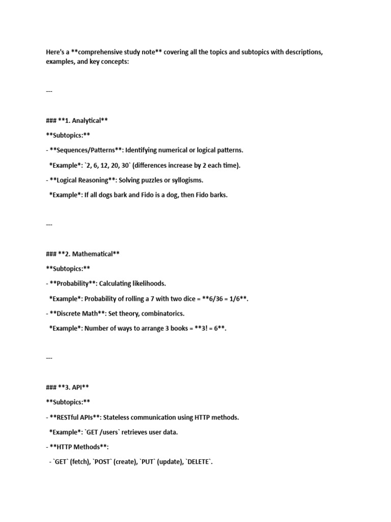 Comprehensive Study Guide for Developers | PDF | Software Engineering ...