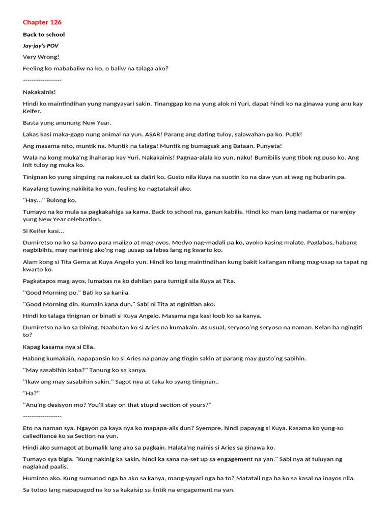 Ang Mutya NG Section E Part Two The Dark Side | PDF