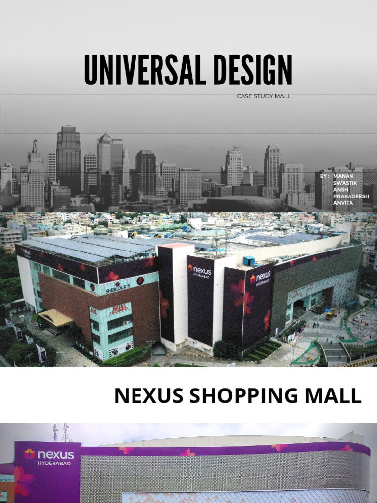 A1 UNIVERSAL DESIGN Shopping Mall Manan Mantri | PDF | Stairs