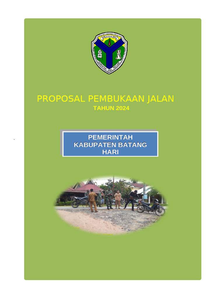 Proposal Pembukaan Jalan | PDF