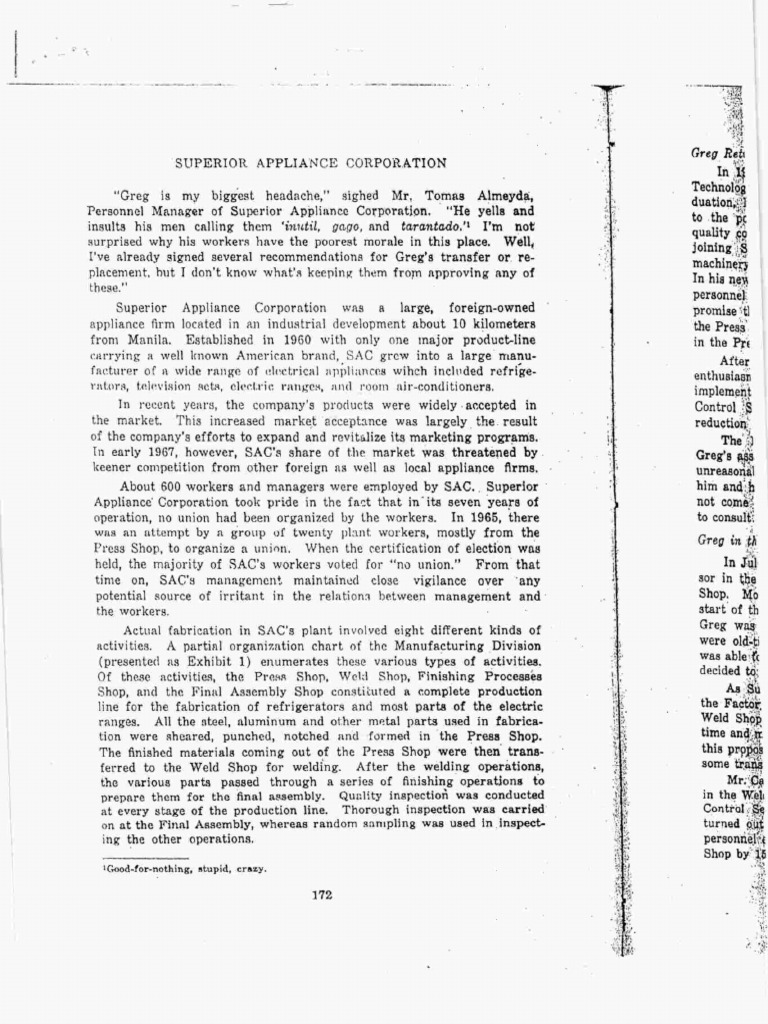 Superior Appliance Corporation | PDF