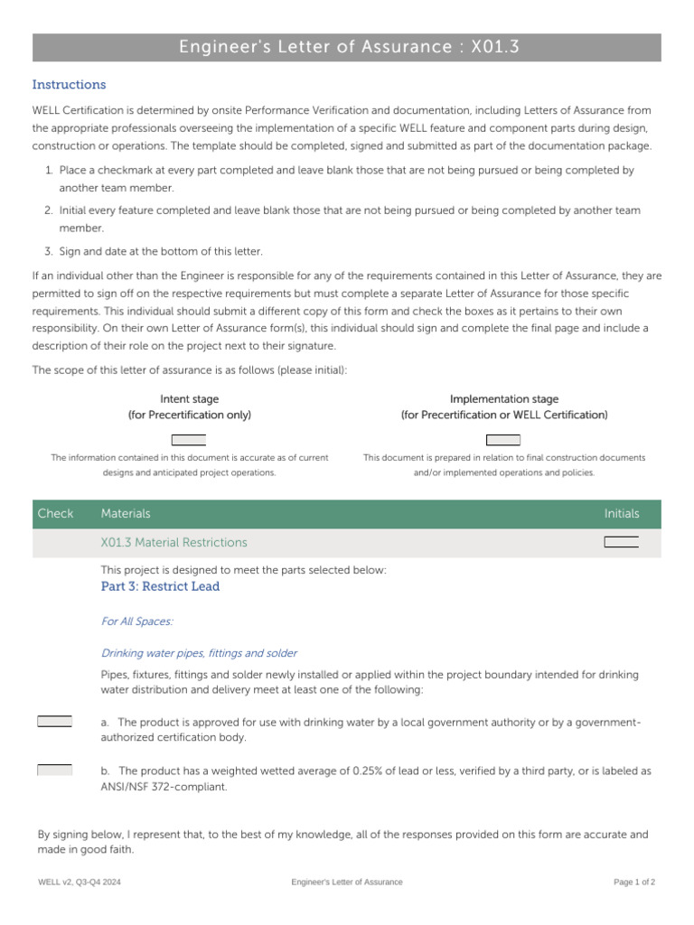 WELL v2, Q3-Q4 2024-LOA-Engineer | PDF