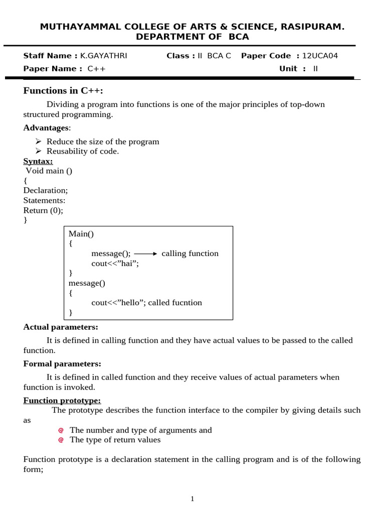Unit Ii Pdf Integer Computer Science Method Computer Programming