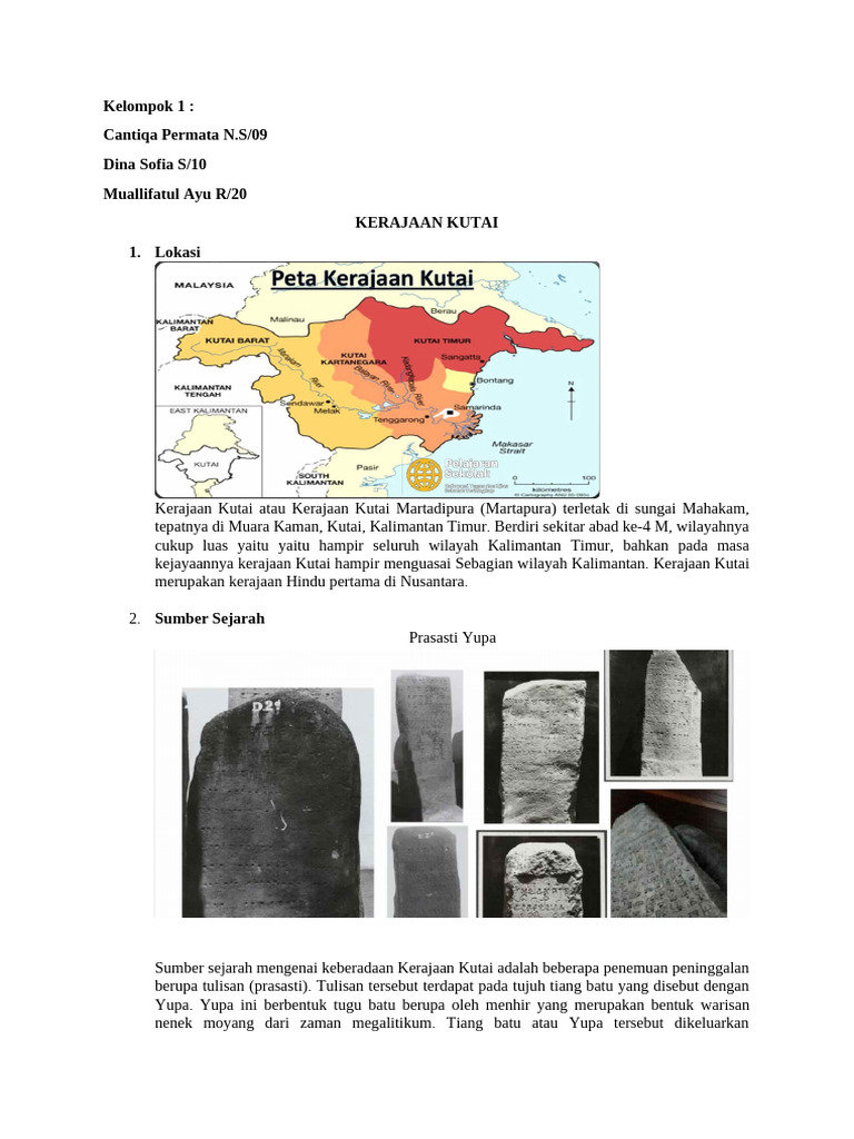 SEJARAH KERAJAAN KUTAI | PDF