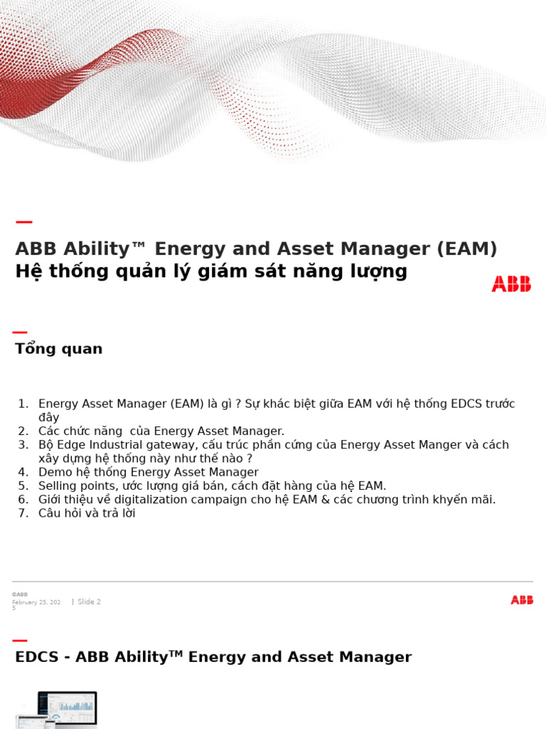 ABB Ability™ Energy and Asset Manager (EAM) : Hệ thống quản lý giám sát năng lượng | PDF