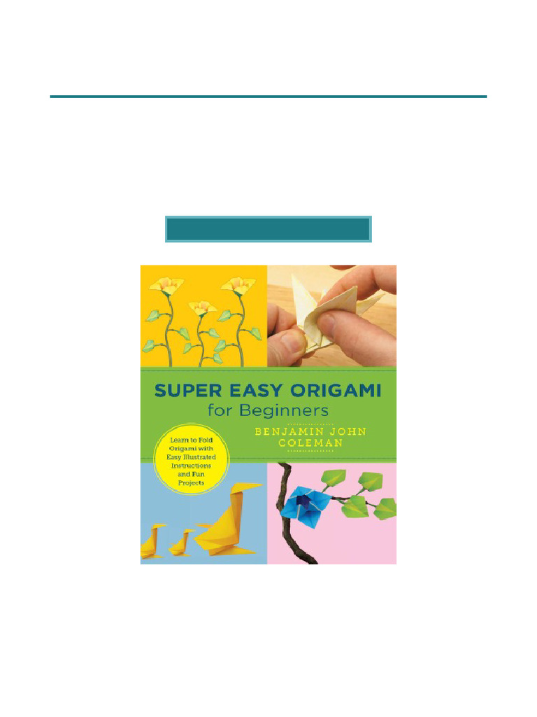 Apply Super Easy Origami For Beginners Learn To Fold Origami With Easy ...