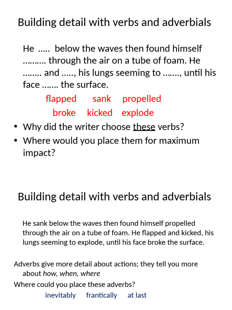 1-Building-detail-with-verbs-and-adverbials | PDF