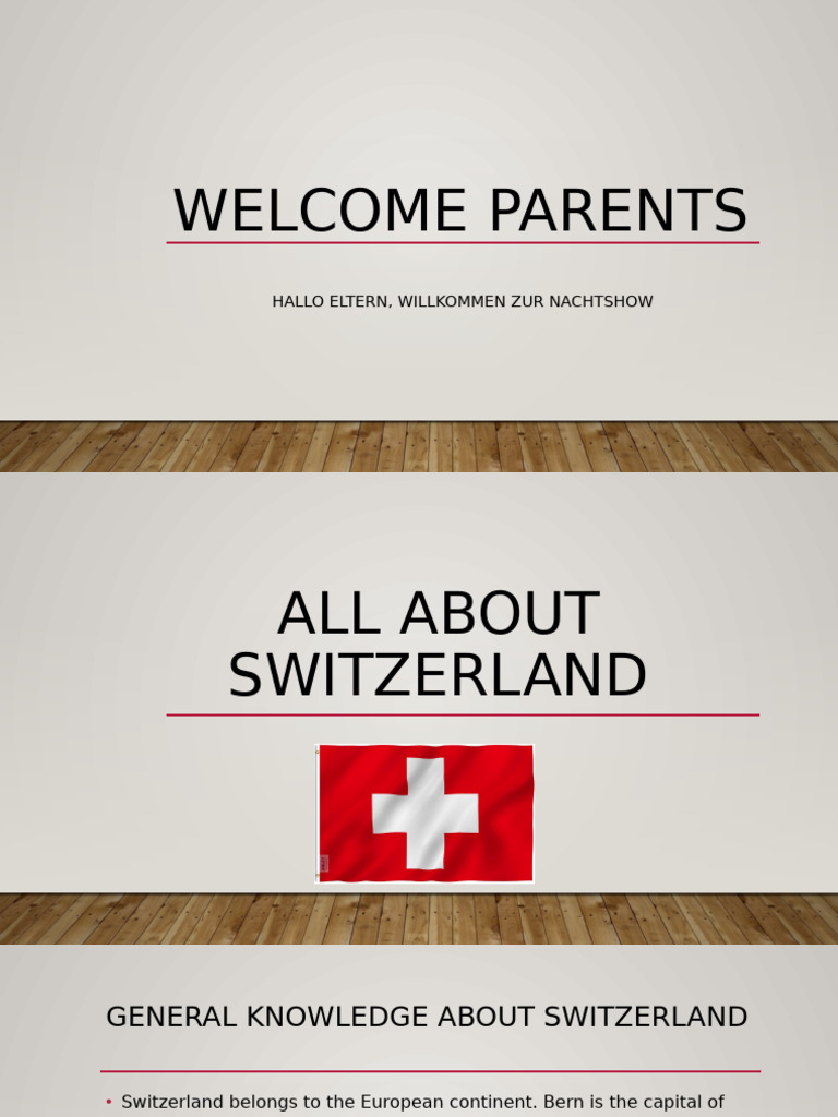 Discover Switzerland: Culture & Facts | PDF | Switzerland