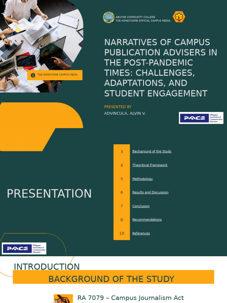 Post-Pandemic Campus Journalism Insights | PDF | Mentorship | Methodology