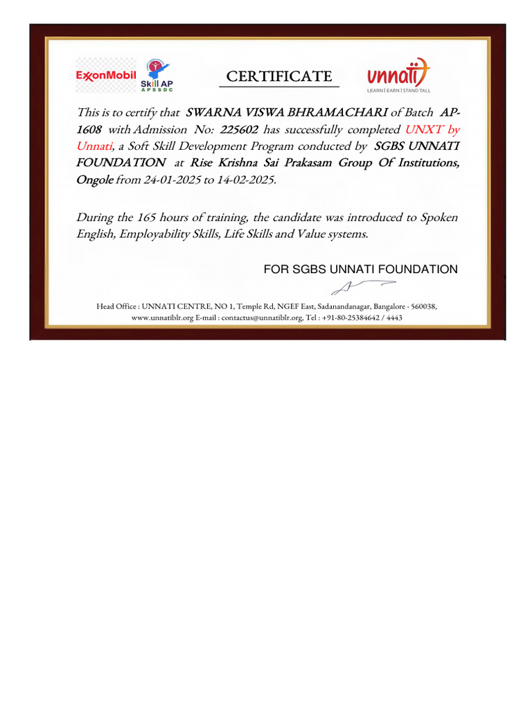 Swarna Viswa Bhramachari - Ap-1608 | PDF